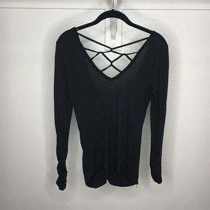 Tops | Sexy Cut Out Scrunch Front Top | Poshmark